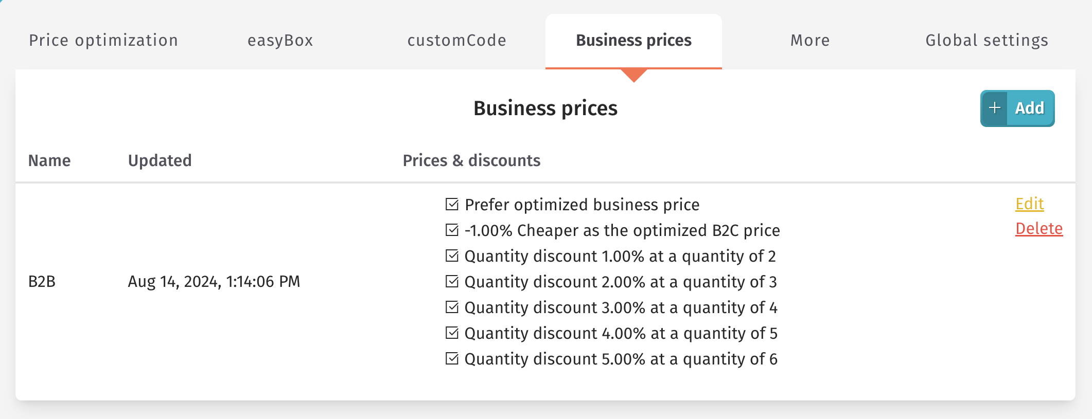 How to: Set up quantity discounts for Amazon business prices | eSagu GmbH